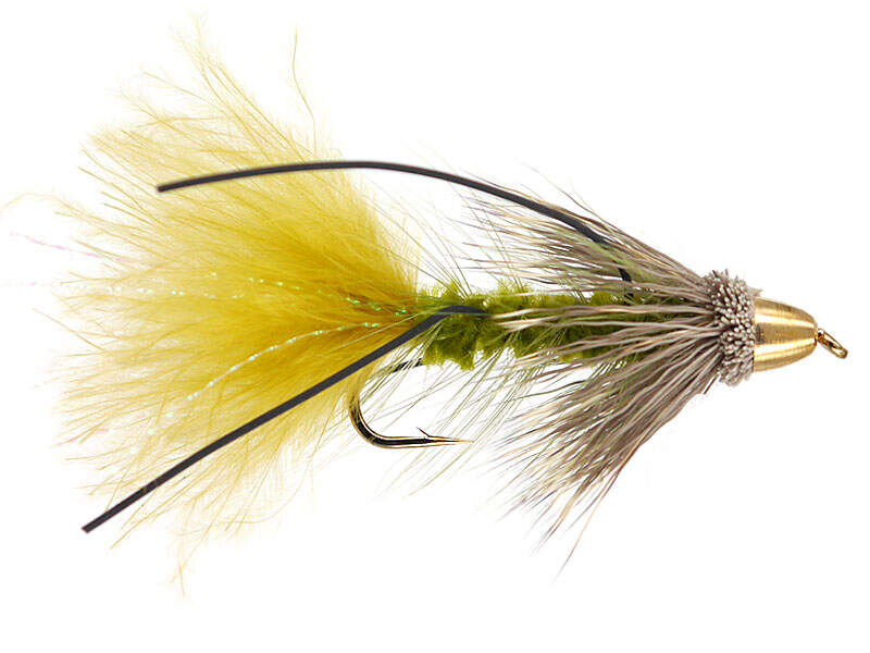 Olive River Bugger Conehead Muddler
